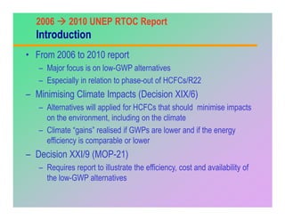 3 low gwp, energy-efficient hcfc replacement technologies in the rac ...