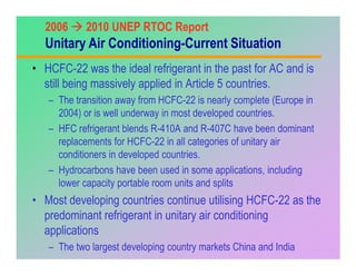 3 low gwp, energy-efficient hcfc replacement technologies in the rac ...