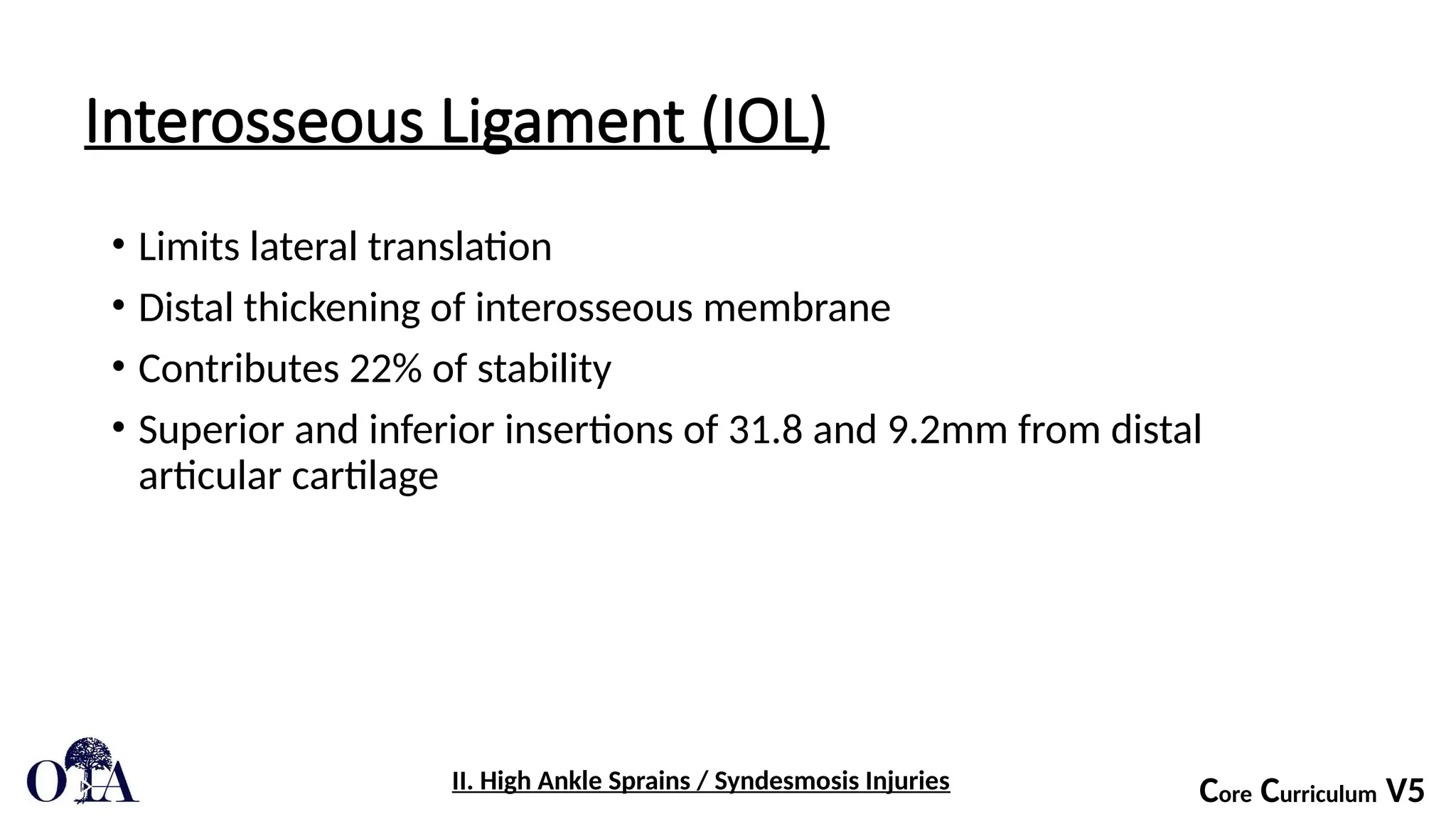 3 Lower Extremity Foot and Ankle Ligamentous Tendon Injuries about the ...