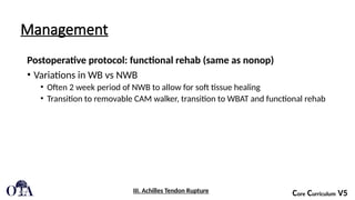 3 Lower Extremity Foot and Ankle Ligamentous Tendon Injuries about the ...