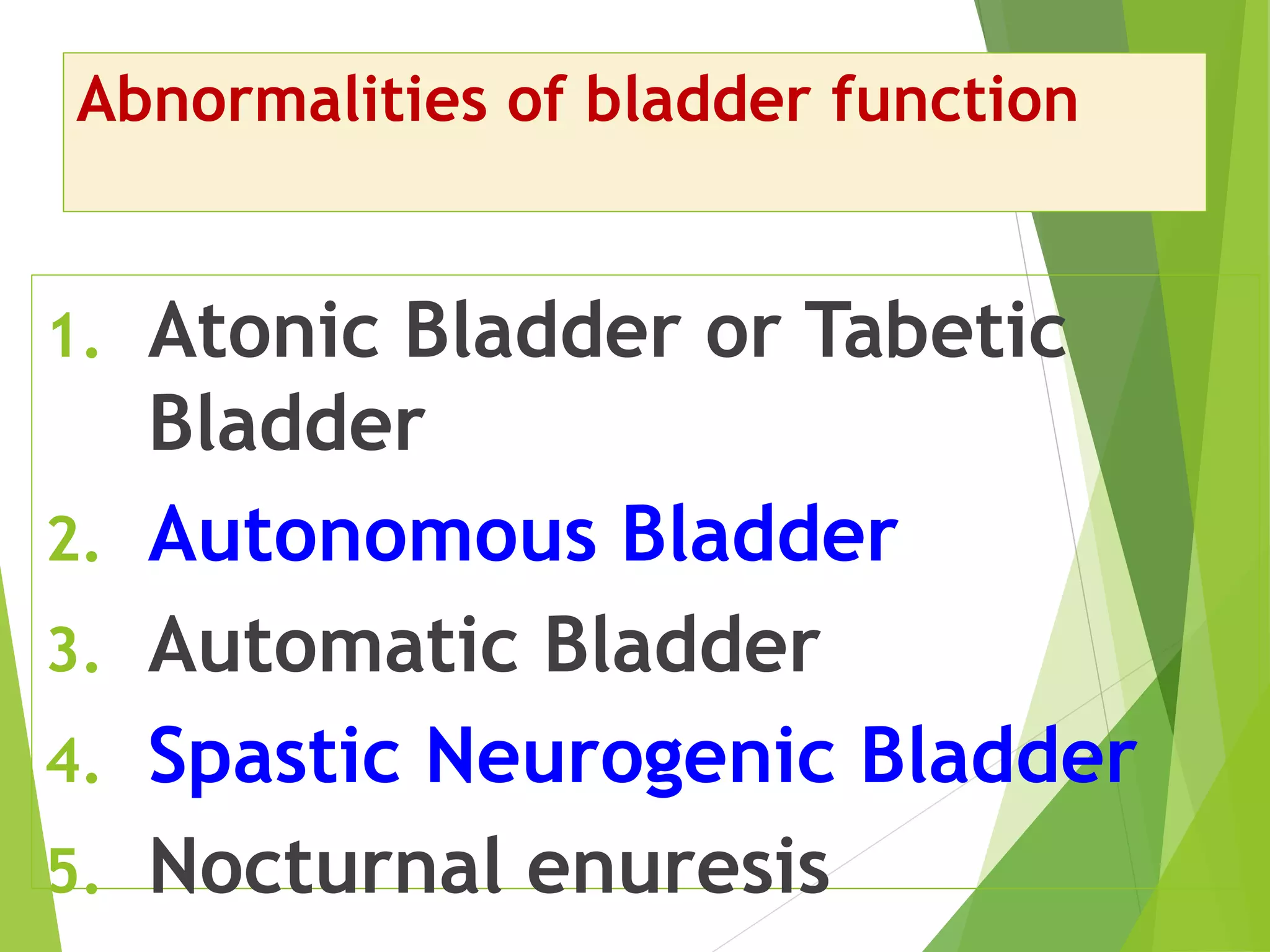Lower urinary tract | PPTX