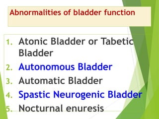 Lower urinary tract | PPTX