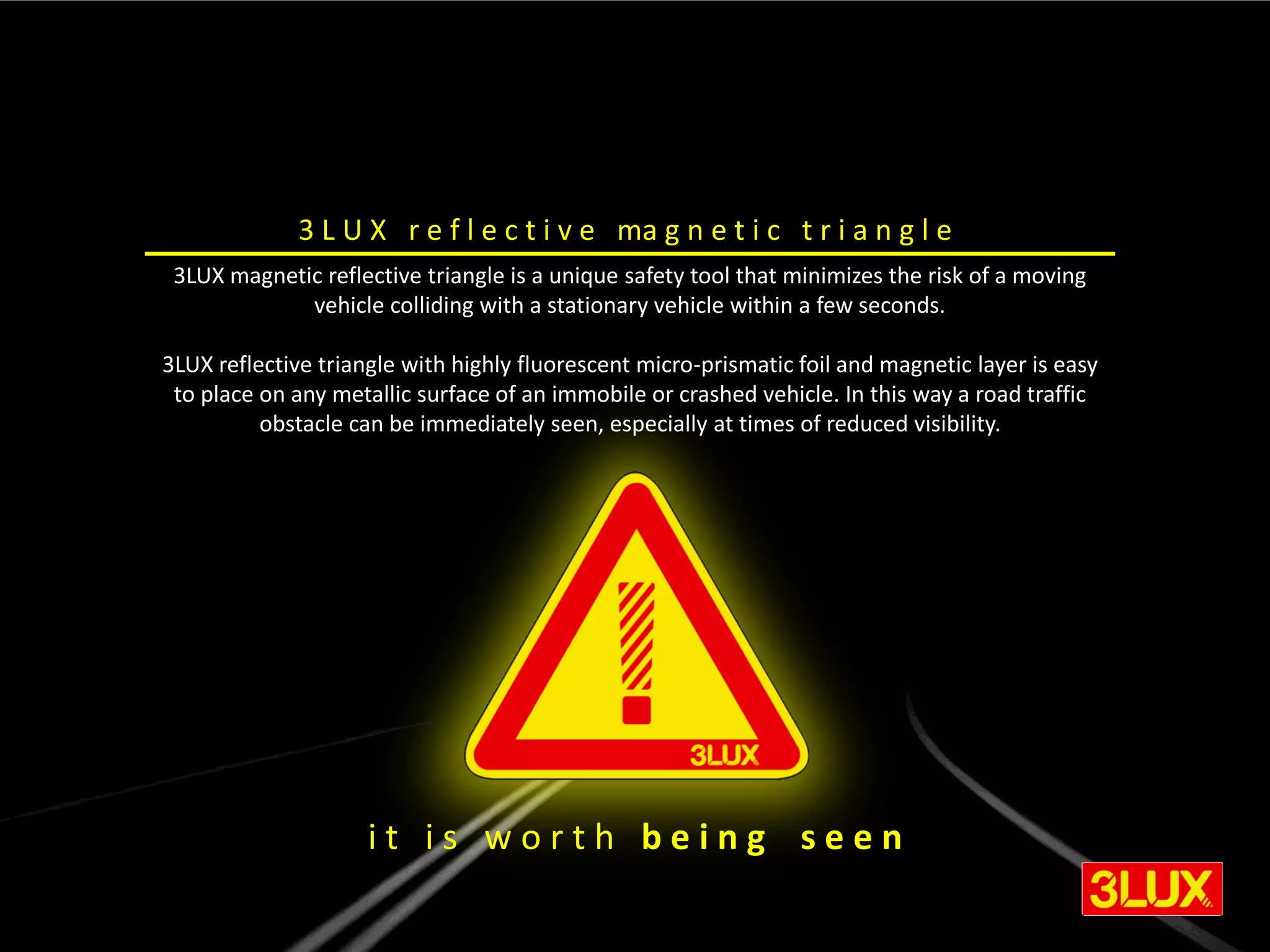 3LUX - Magnetic reflective triangle | PDF