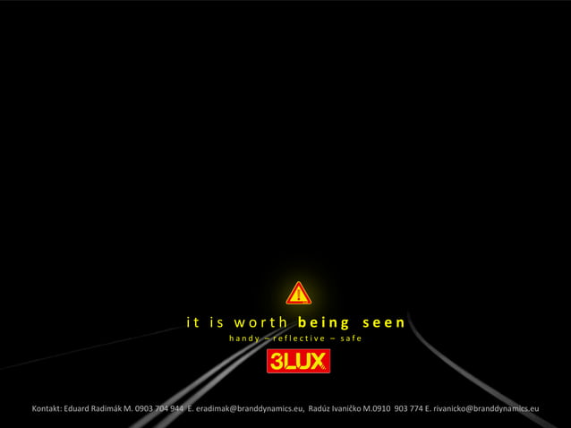 3LUX - Magnetic reflective triangle | PPT