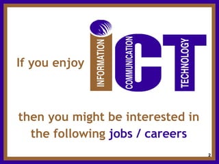 Career Opportunities in ICT | PDF