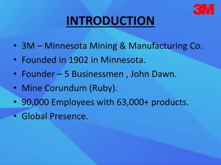 3 m brand analysis | PPT