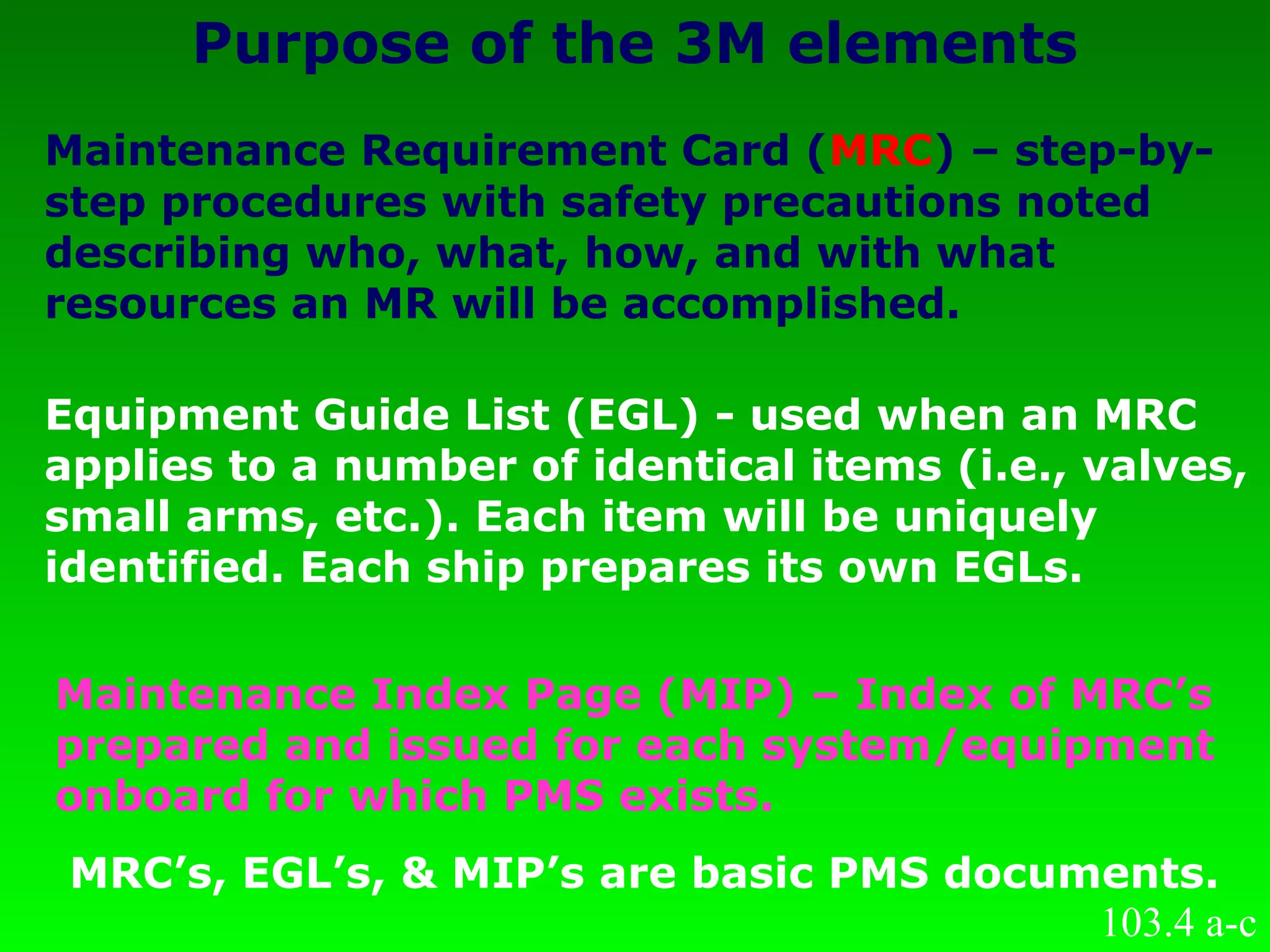 3 m 103 | PPT