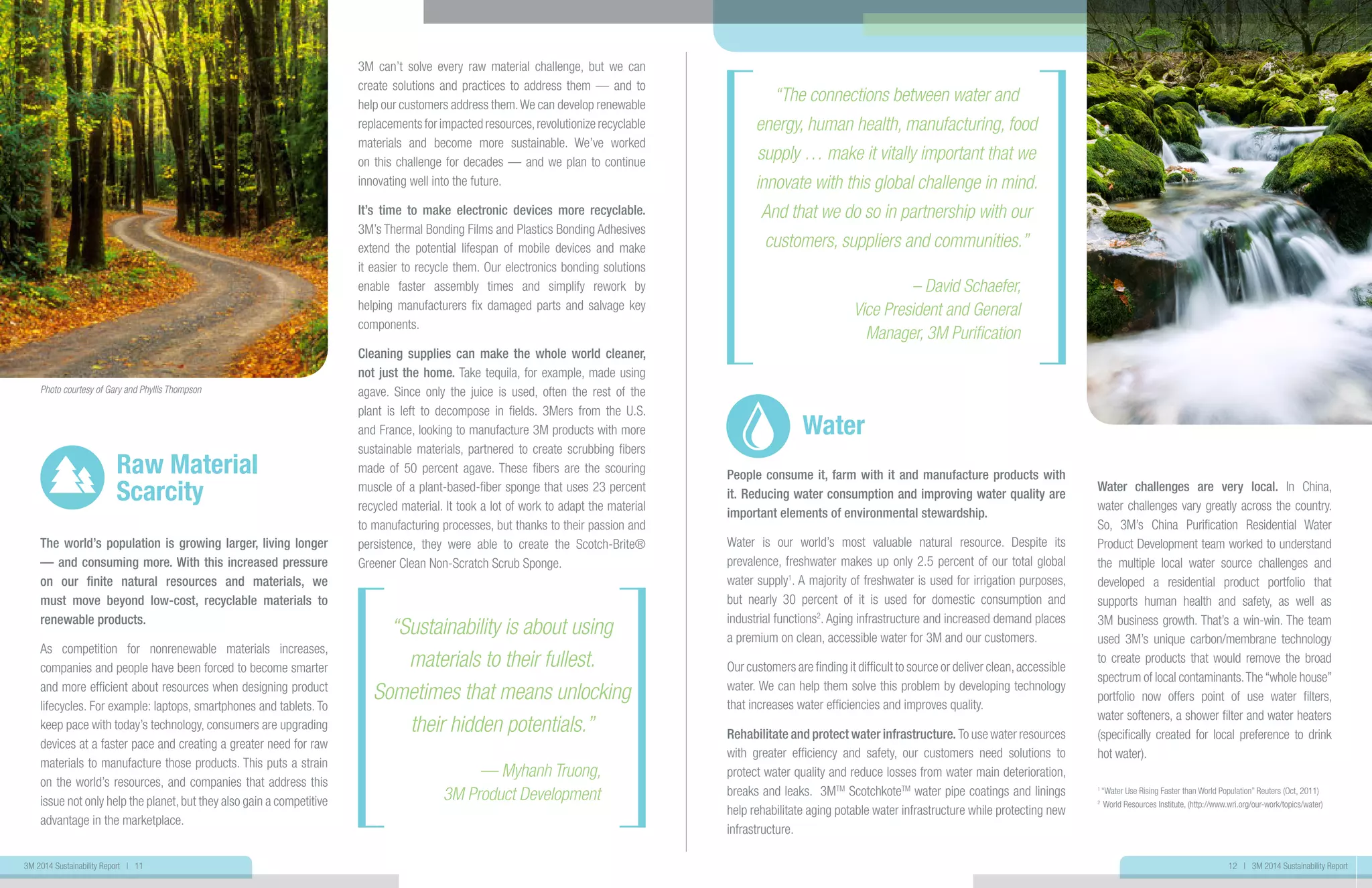 3M Sustainability Report 2014 | PDF