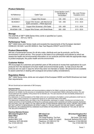 3M 95-AC643-1 Cold Shrink Rail Cable Joints 25kV | PDF