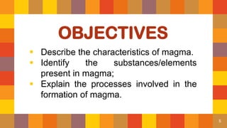 MAGMATISM, PARTIAL MELTING, AND TECTONIC SETTING.pptx | Geology | Science