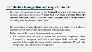 3_Magnetic Circuits.pptxelectrical engin | PPT