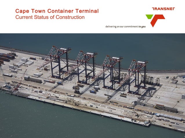 Expansion Of The Cape Town Container Terminal