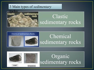 3 Types Of Sedimentary Rocks