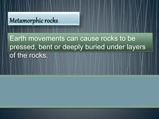 3 main categories of rocks | PPTX