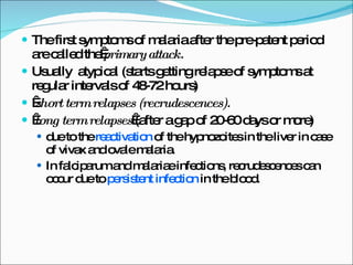 3 Malaria Clinical Features | PPT