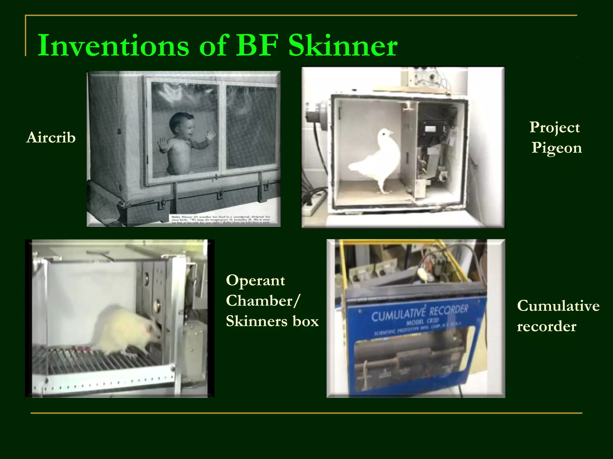 B. F. Skinner's Operant Conditioning | PPT