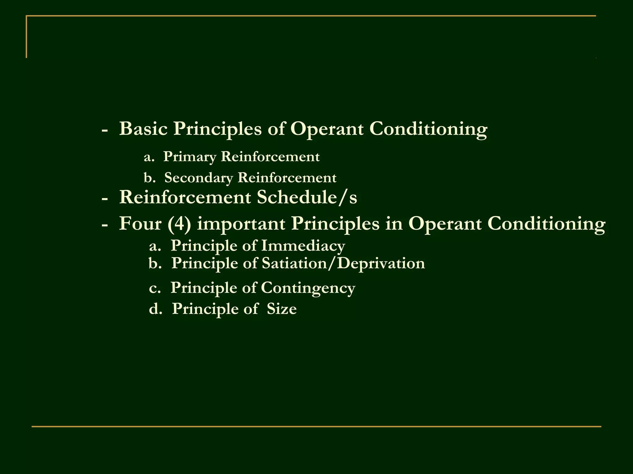 B. F. Skinner's Operant Conditioning | PPT