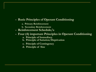 B. F. Skinner's Operant Conditioning | PPT