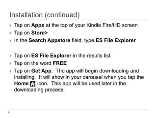 3M and Kindle Fire | PPT