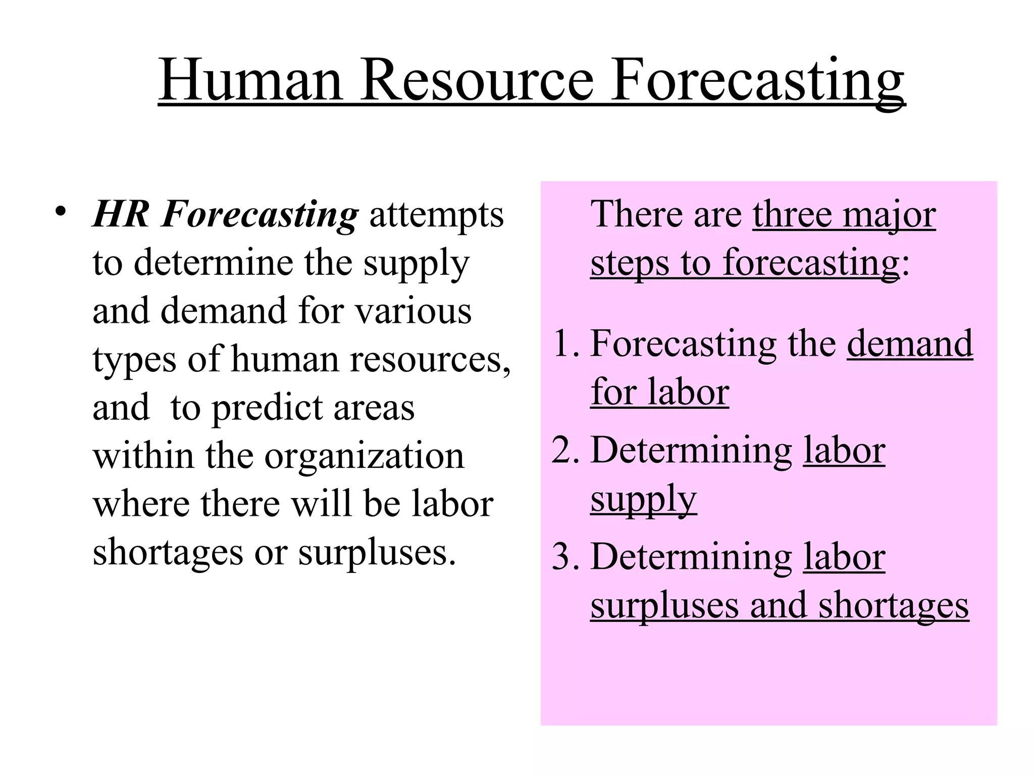 Manpower planning process | PPT