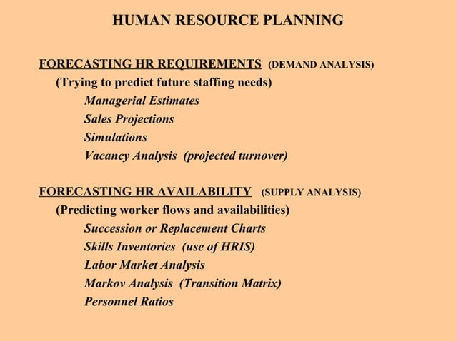 Manpower planning process | PPT | Human Resources | Business