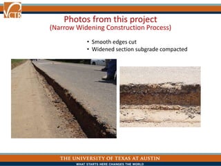 Narrow Pavement Widening - Beaumont District | PPTX