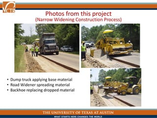 Narrow Pavement Widening - Beaumont District | PPTX