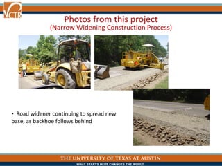 Narrow Pavement Widening - Beaumont District | PPTX