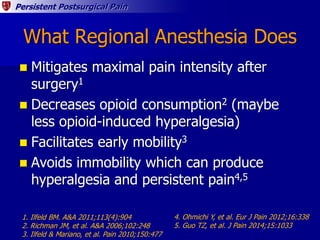 Regional Anesthesia in the Prevention of Persistent Postsurgical Pain ...
