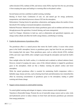 Advanced Energy Engineering Important topics | PDF