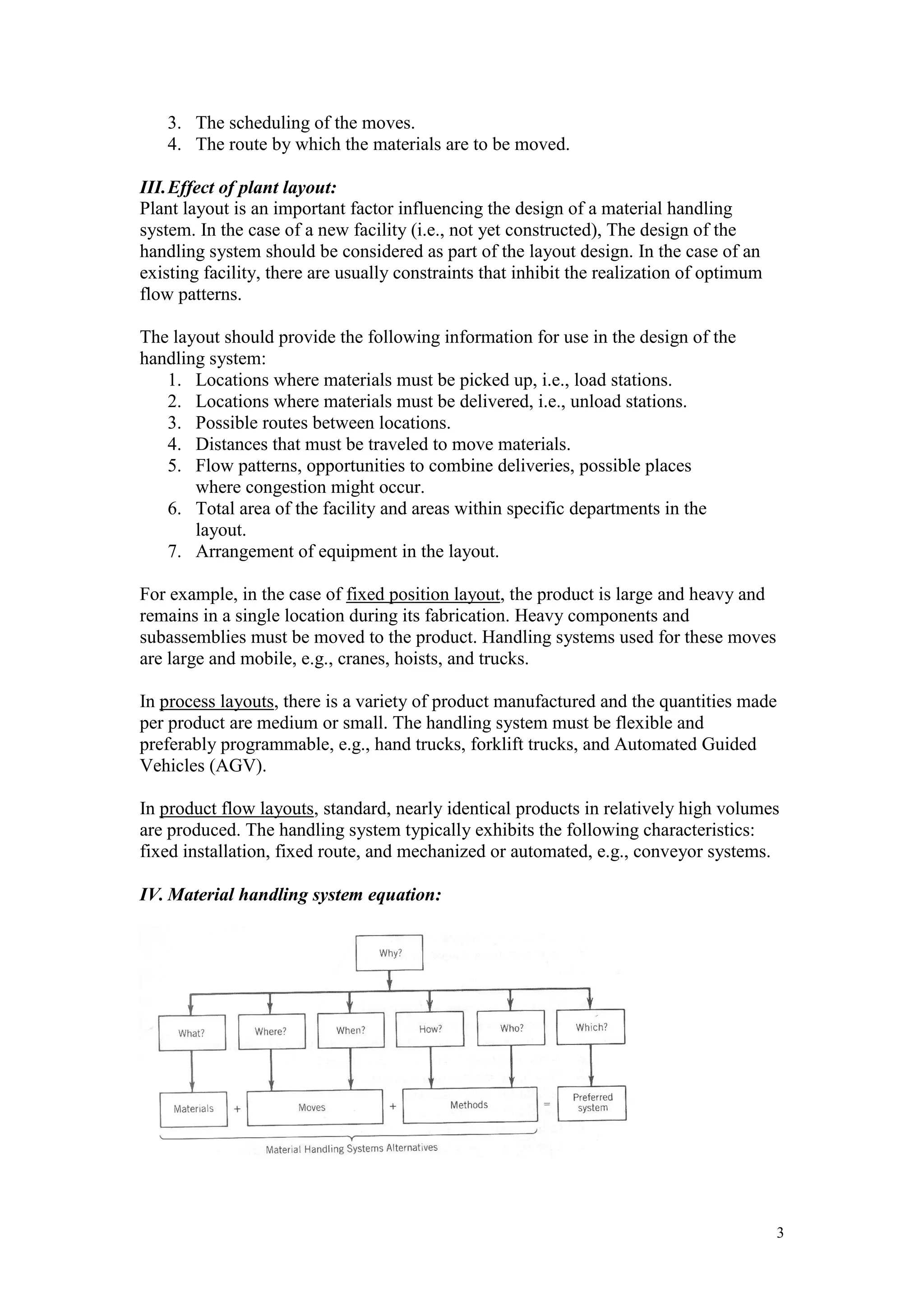 3_Material Handling_Plan, set up , and control | PDF