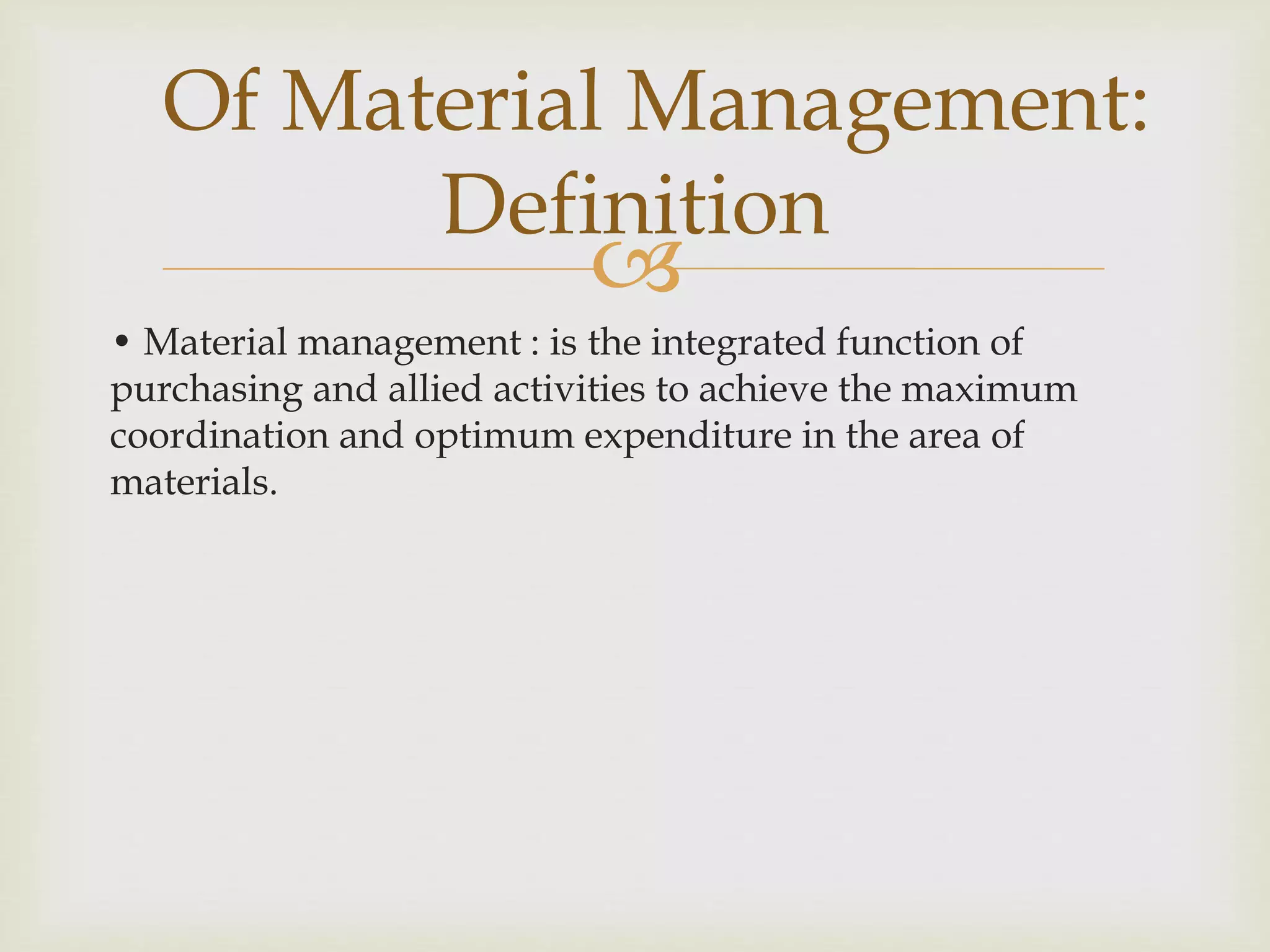 material management- nursing | PPTX