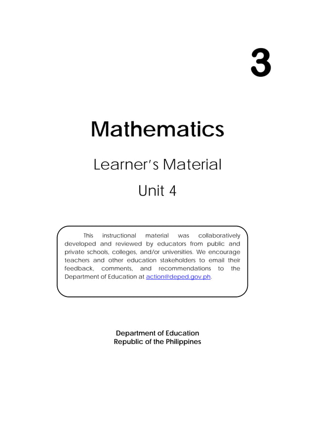 3 math lm q4 | PDF