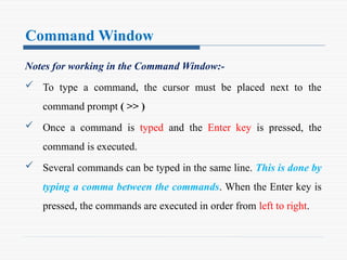 3_MATLAB Basics Introduction for Engineers .pptx | Computing | Technology & Computing