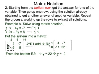 83 matrix notation | PPT