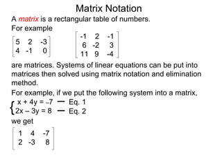83 matrix notation | PPT