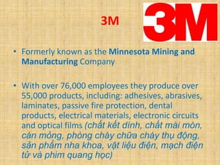 3 M Company Case Study | PPT