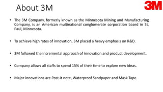 Innovation at 3M case analysis | PPTX