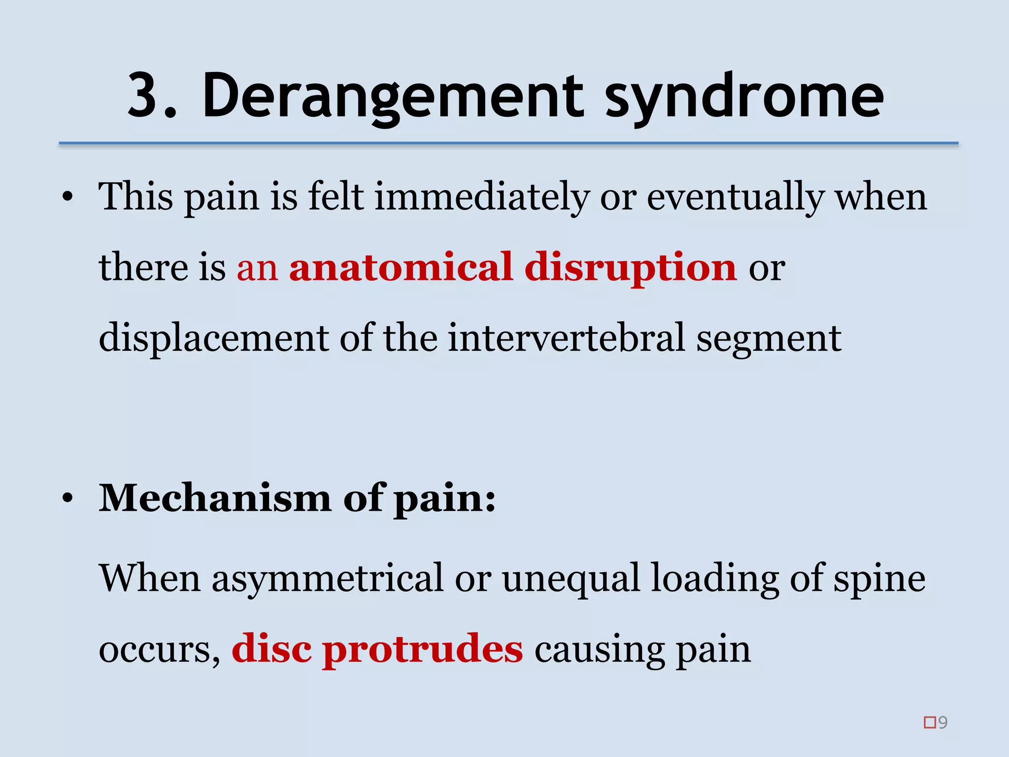 Mckenzie approach, Mechanical Diagnosis Therapy, Directional preference ...