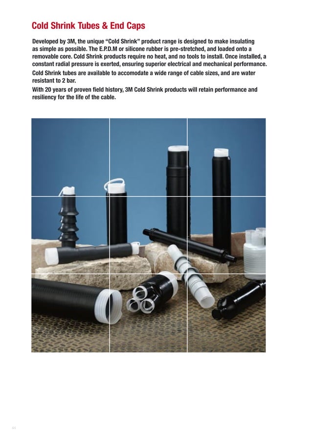 3M Cold Shrink Cable Abandonment Kits for MI, MICC & Pyrotenax Cables | PDF