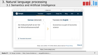 Media IT - Natural Language Processing | PPT
