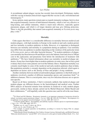 3 Medieval And Modern Bubonic Plague Some Clinical Continuities | PDF