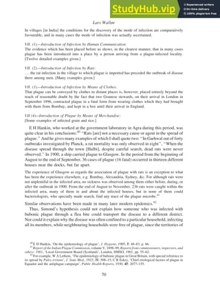 3 Medieval And Modern Bubonic Plague Some Clinical Continuities | PDF