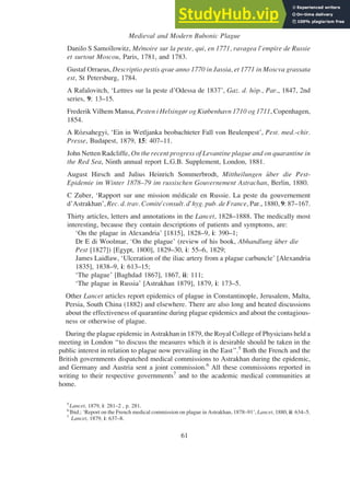 3 Medieval And Modern Bubonic Plague Some Clinical Continuities | PDF