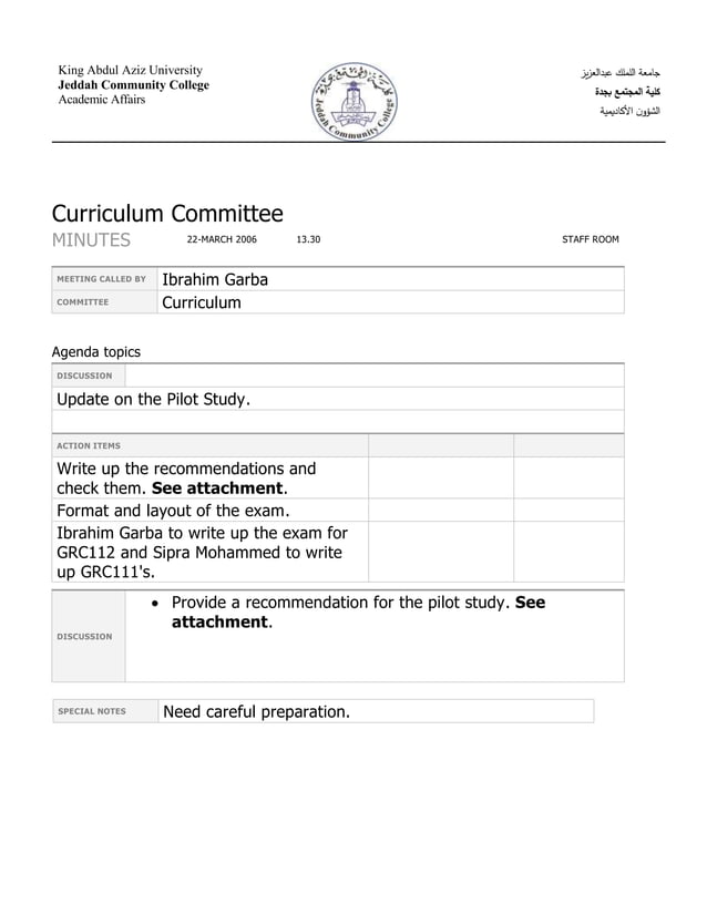3 meeting memo during pilot study | PDF