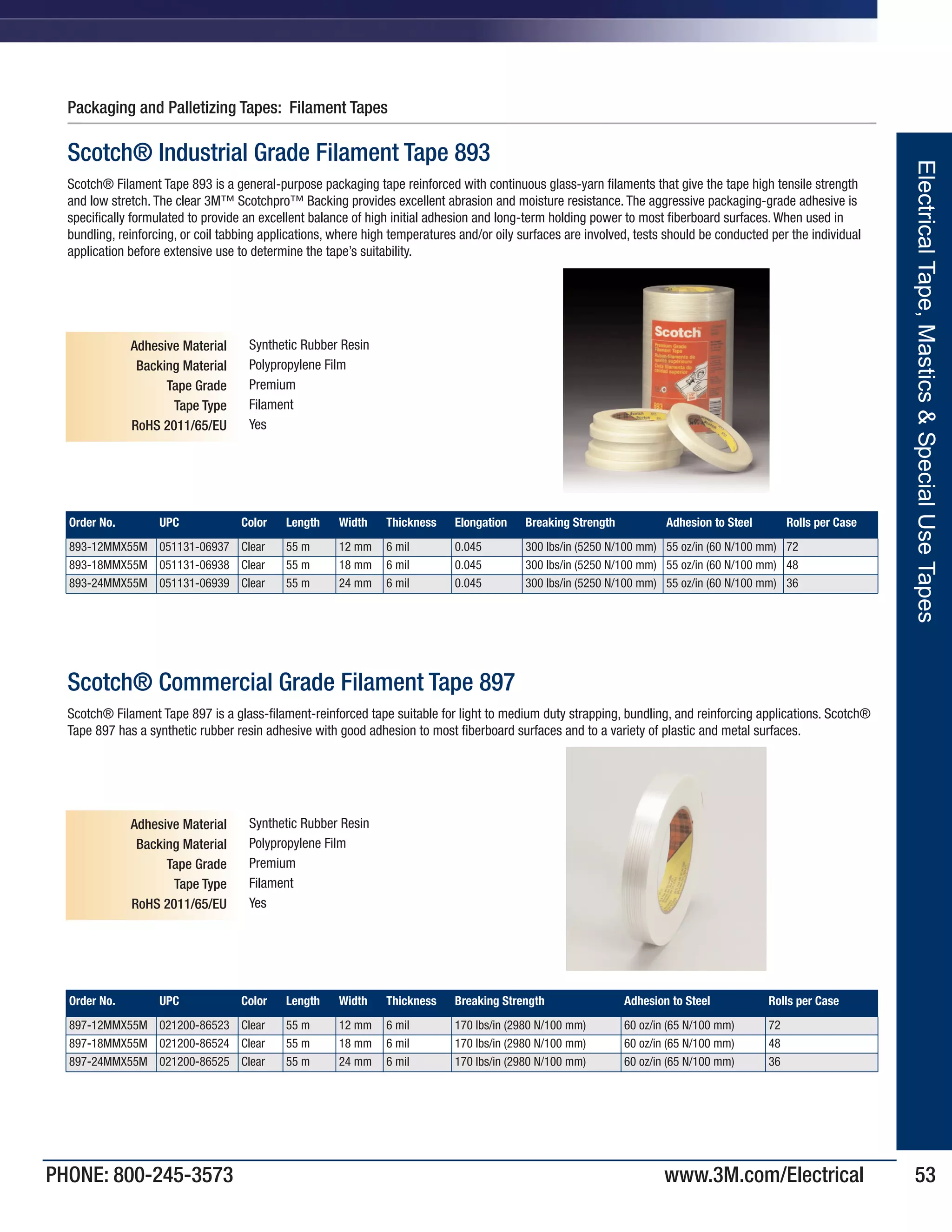 3M Scotch Electrical Tapes - 3M Scotch PVC Insulation & Glass Cloth ...