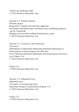 3Mendelian Genetics© 2015 Pearson Education, Inc.Chapt.docx
