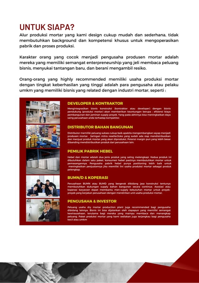 Mesin produksi mortar dry mortar plant kapasitas 1.000 sak per Hari (terima siap produksi) | PDF