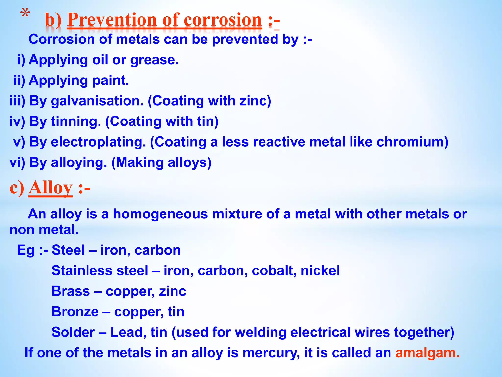 METALS AND NON-METALS (CLASS-8,9) | PPTX