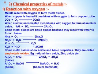 METALS AND NON-METALS (CLASS-8,9) | PPTX